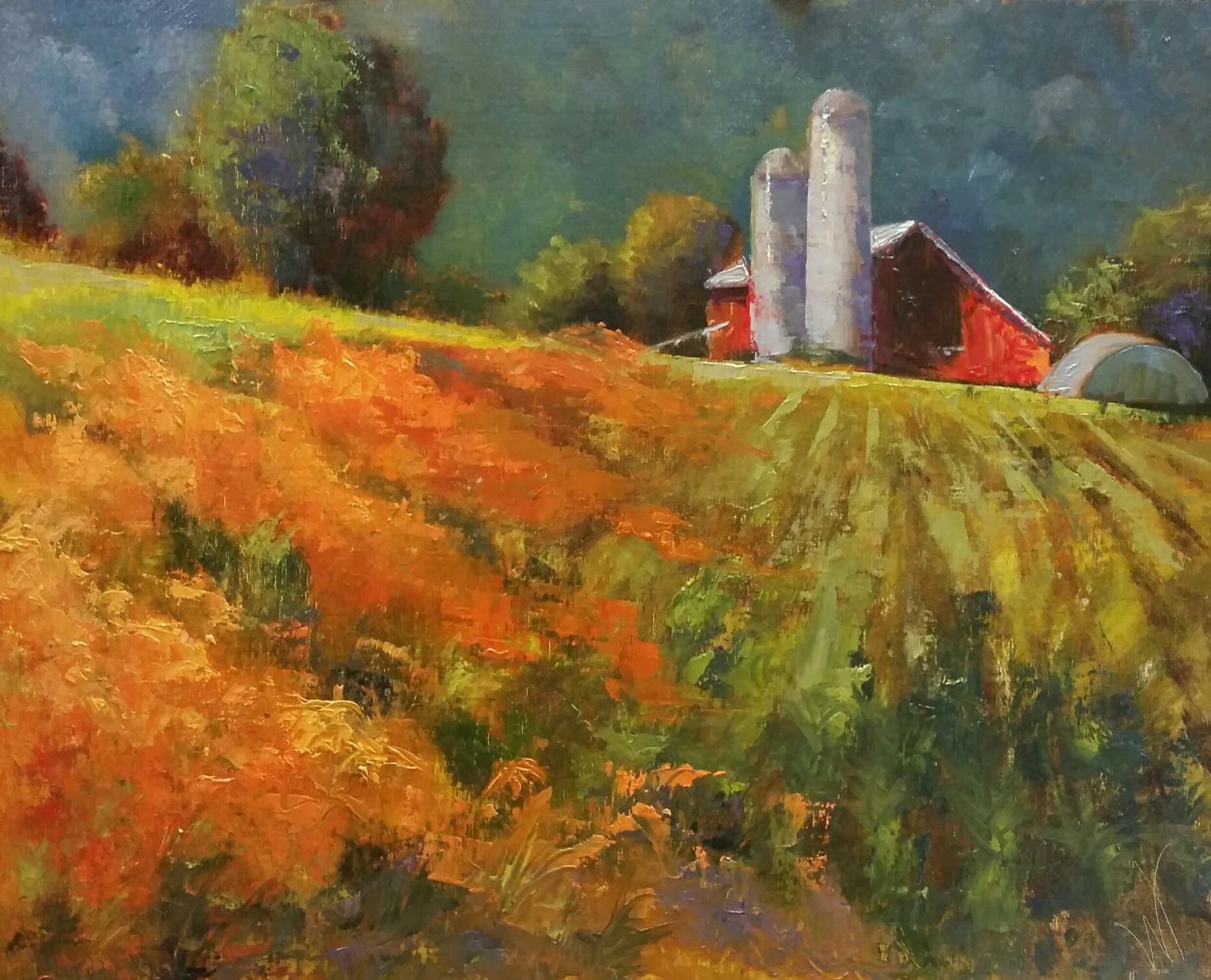 A division of space: September Painting Challenge! 30 PLEIN AIR ...