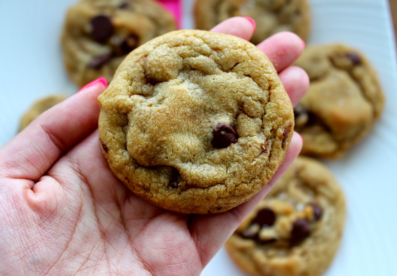 Christine's Kitchen Diary: Chocolate Chip Cookies with Sea Salt