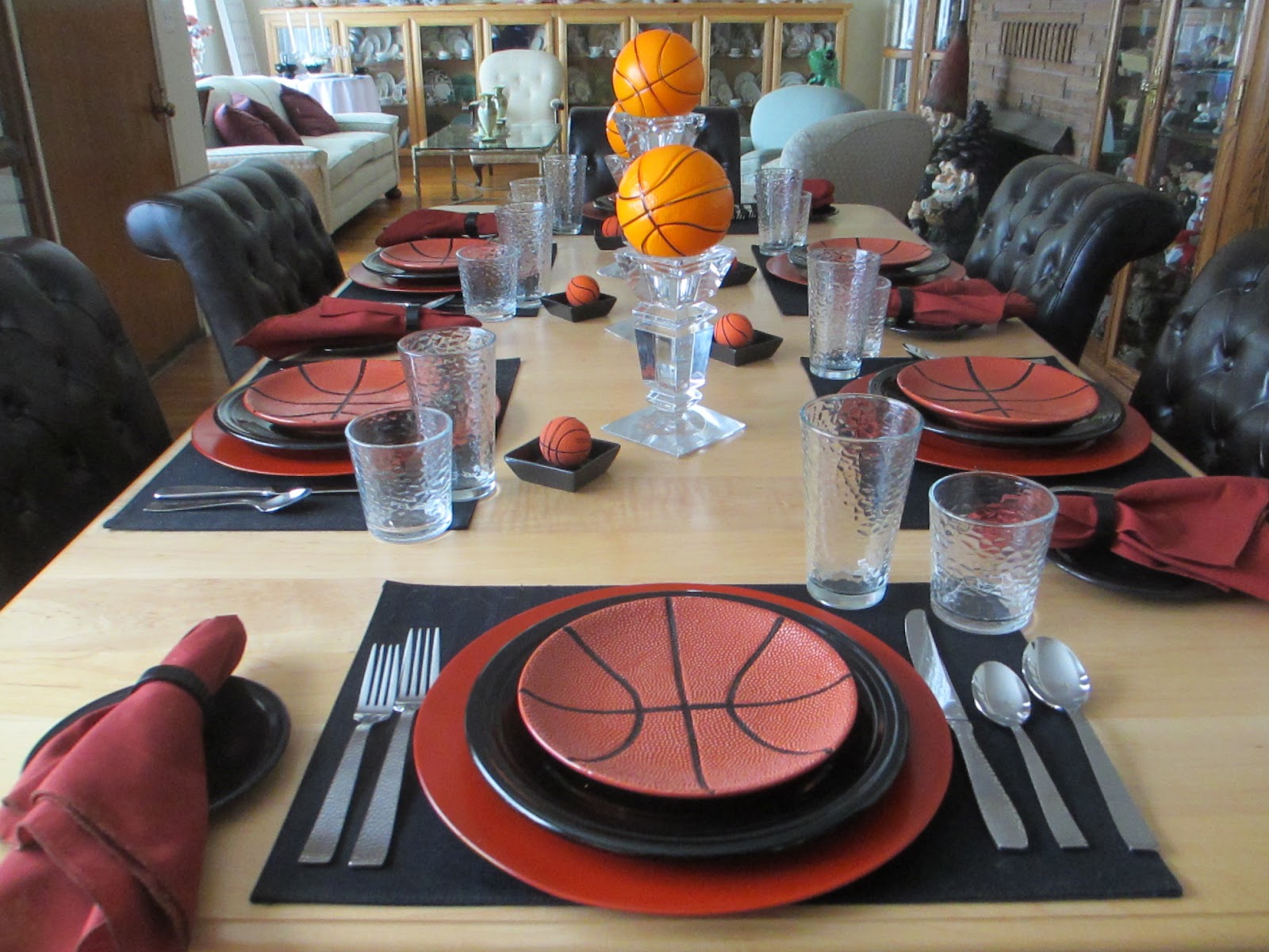 The Welcomed Guest: NBA Finals Tablescape