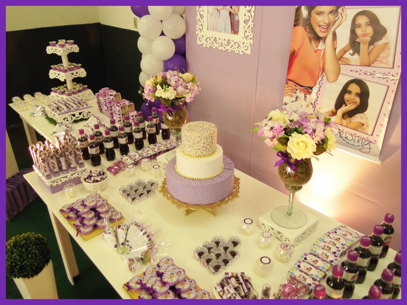 Festejar Ateliê de Festas e Lembrancinhas: Violetta para Laura Dewing