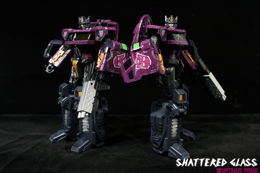 Jicco Custom: Shattered Glass Optimus Prime (Botcon Version)