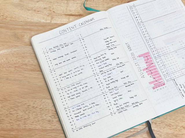 August 2020 Bullet Journal Set Up - IzzaGlinoFull