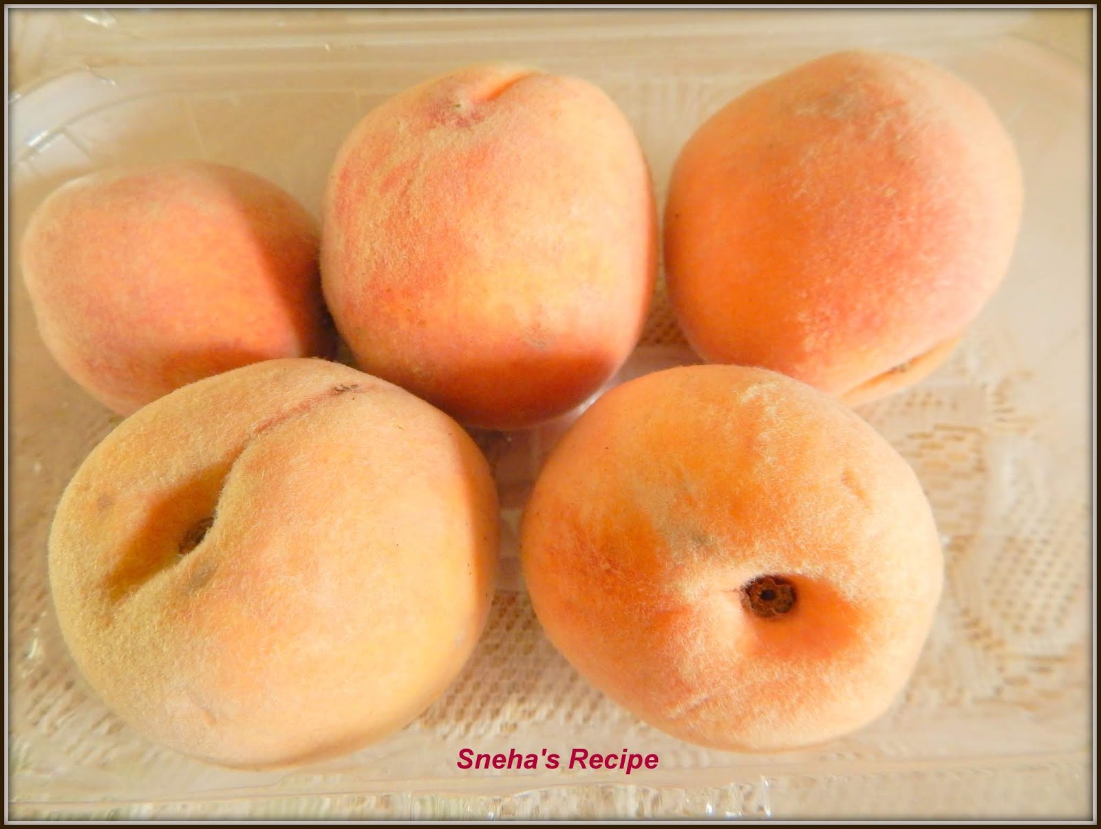 Baked Creamy Rice Pudding With Peaches For Two#BakingBloggers - Sneha's ...