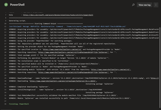 Jaliya S Blog Invoke Invoke Sqlcmd Inside A Linux Agent In Azure Devops Pipelines