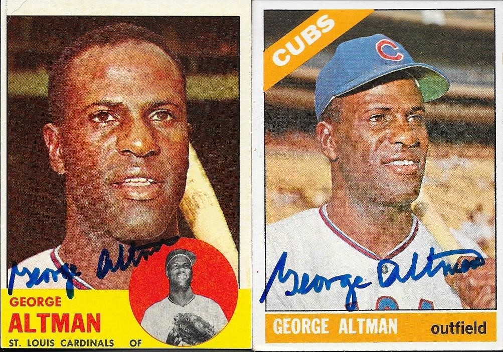 foul bunt: TTM Success - George Altman