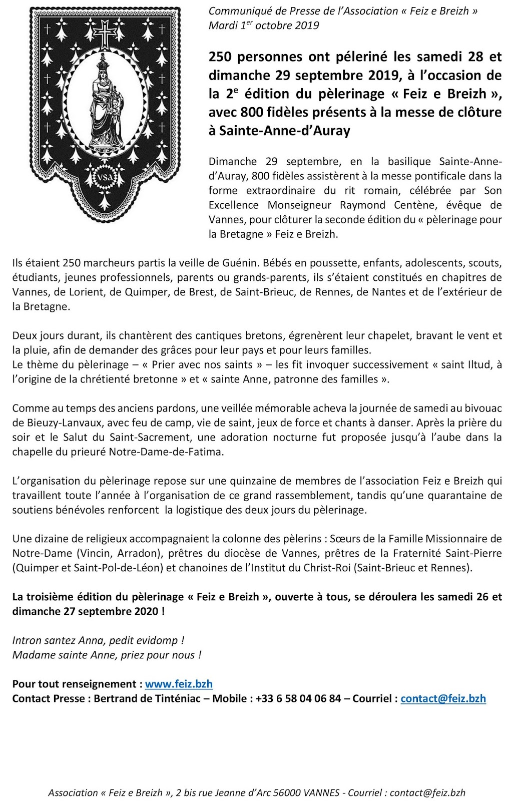 Feiz ha Breizh: 2019