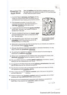 Sadlier Vocabulary Workshop Enriched Edition Level G Unit 2 Answers