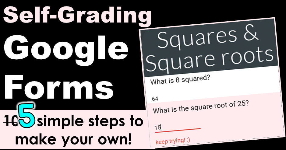 Scaffolded Math and Science: 5 simple steps to create a self-grading ...