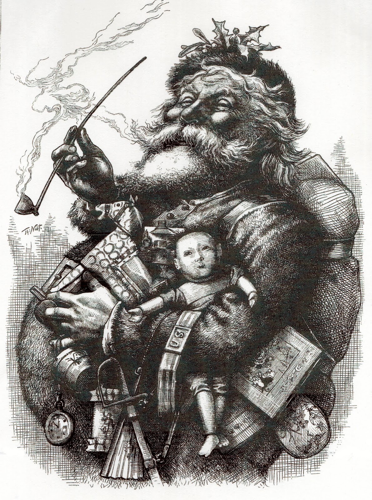 Thomas Nast Santa Claus Harpers Weekly