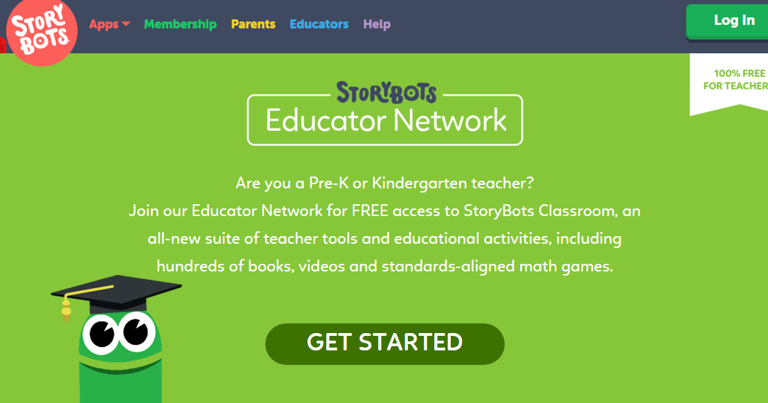 StoryBots - free for early childhood teachers