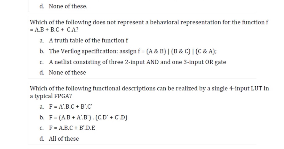 Verilog HDL: Assignment 1 ~ ENGINEERING TECHNICAL HUB Verilog HDL: Assignment 1 ~ ENGINEERING TECHNICAL HUB
