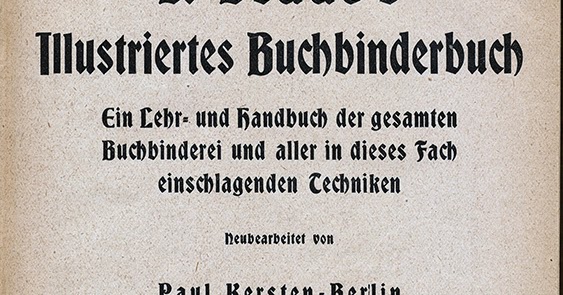 The Pressbengel Project: Exploring German bookbinding traditions and ...