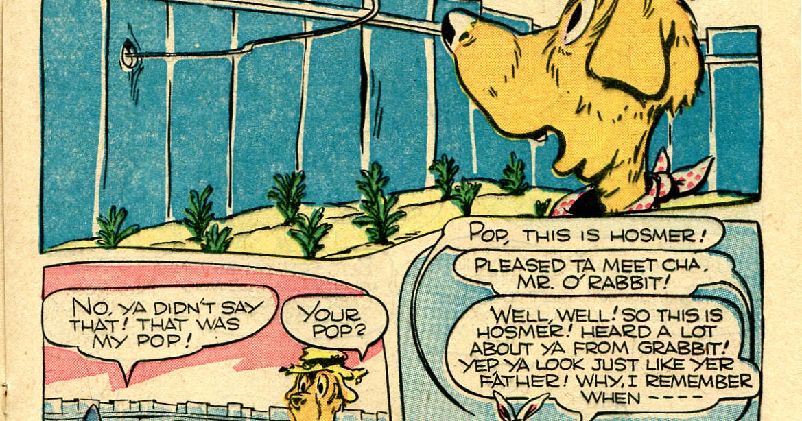 Four-Color Shadows: Grabbit O'Rabbit and Hosmer Hound-1946