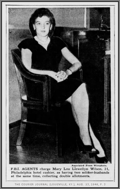 Unknown Gender History: Mary Lou Llewelyn, “Allotment Annie” War Bride ...