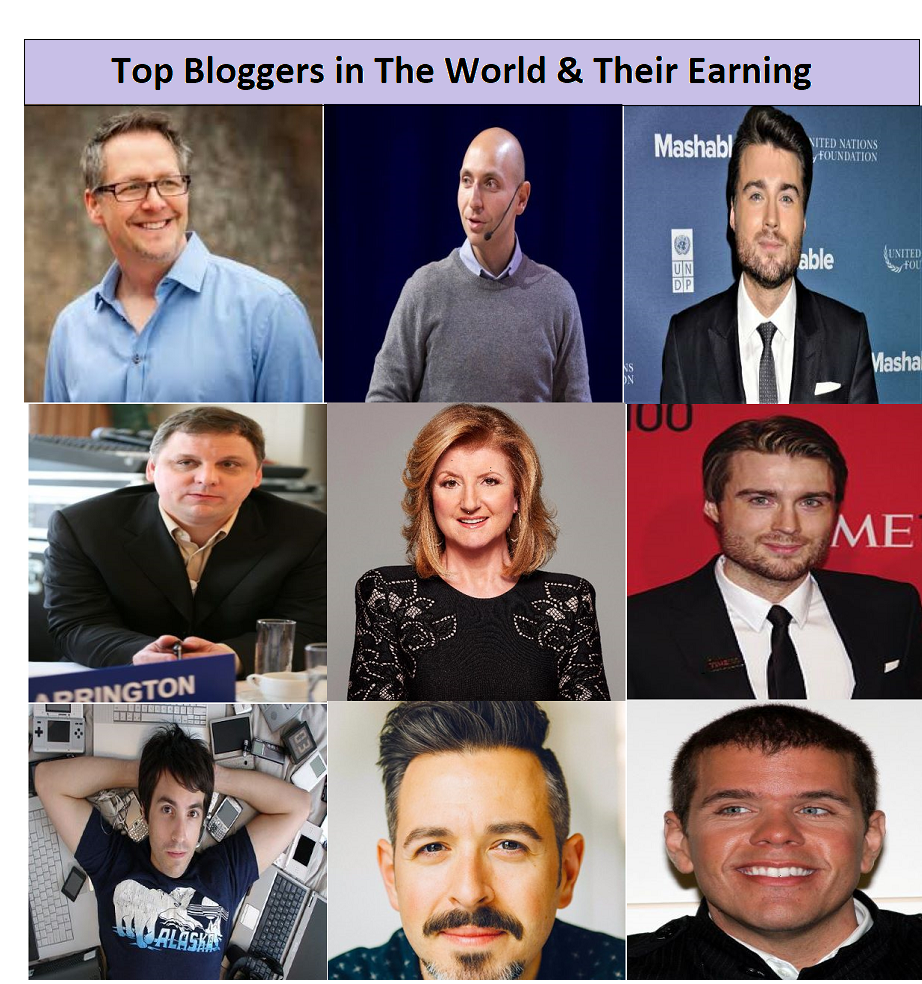 Top 10 Highest Earning Blogger in The World