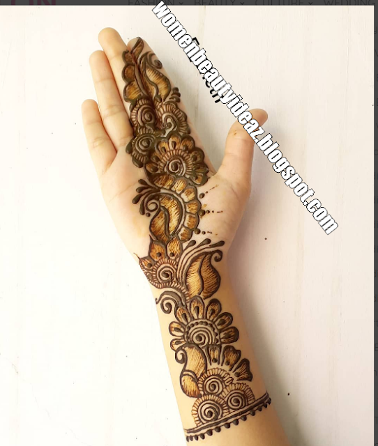 Stylish Arabic Mahandi Designs