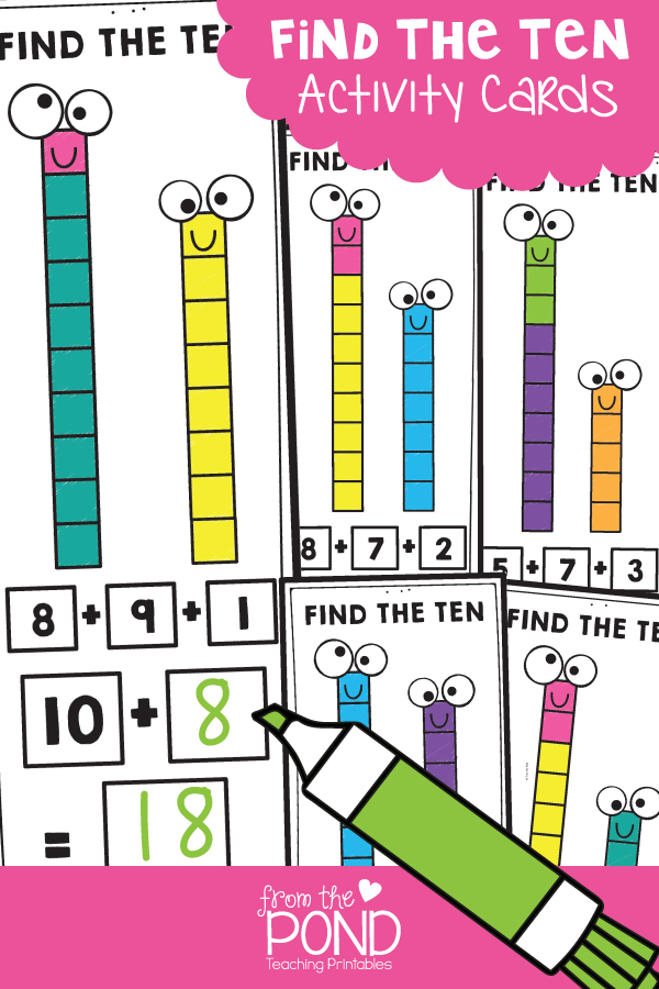 Find Ten in Addition | From the Pond