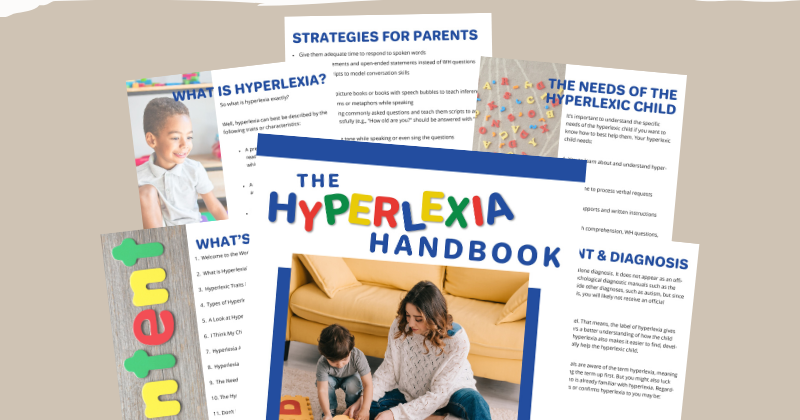 The Hyperlexia Handbook | And Next Comes L - Hyperlexia Resources