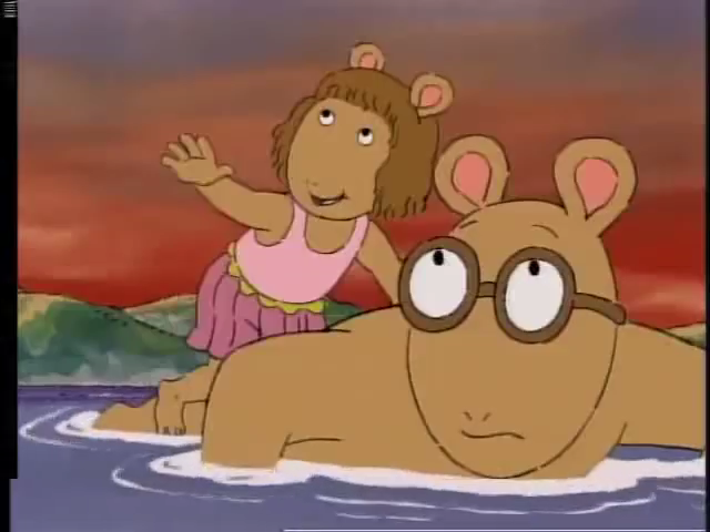 Shirtless Drawn Cartoon Boys & Men: Arthur and Buster