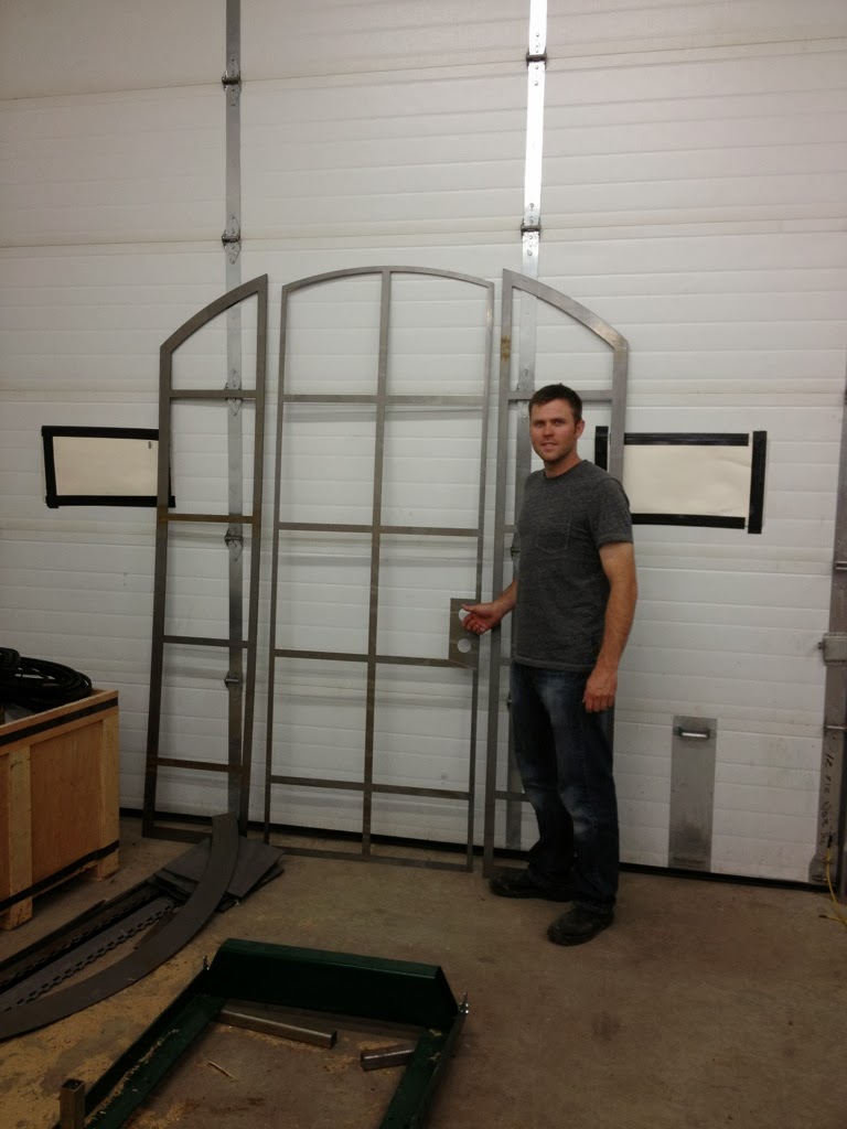 Building Walnut Farm: Belgian Style Steel Door