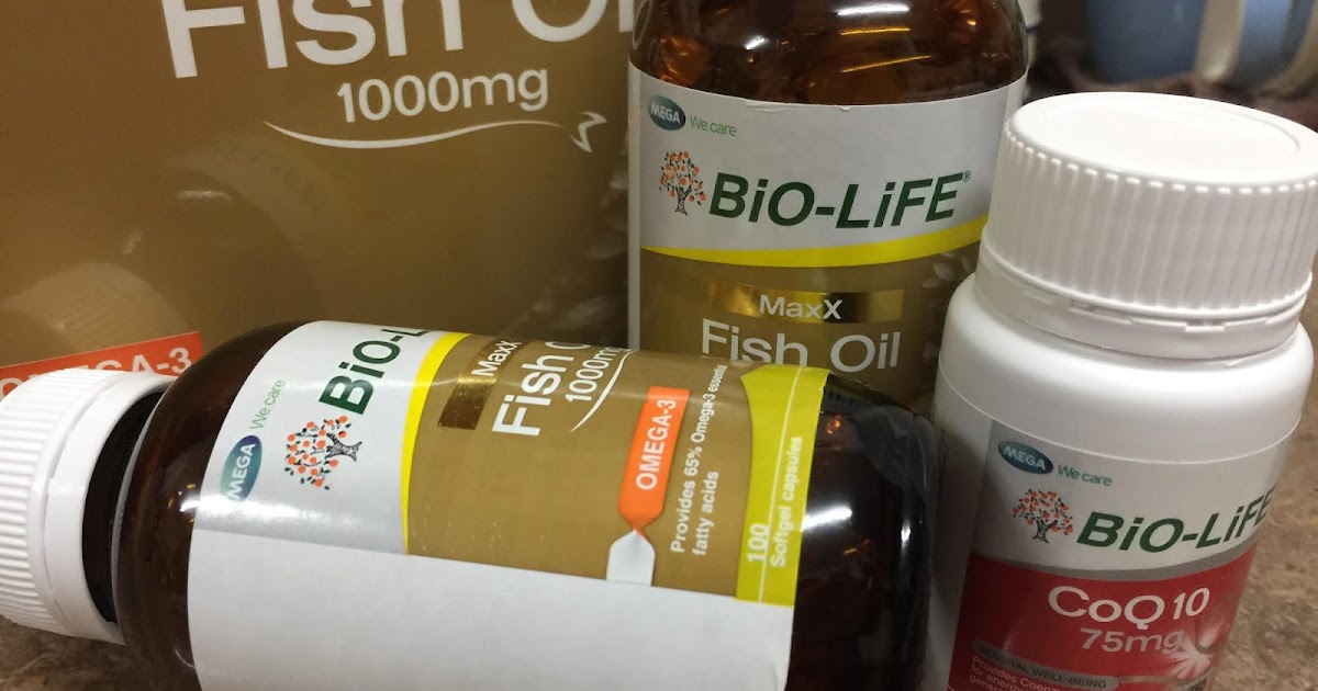 Bio-Life Fish Oil Dan CoQ10 Supplement Pilihan gaya Hidup Sihat Dan Aktif