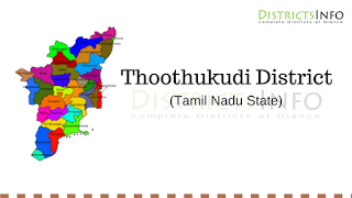 Thoothukudi District With Talukas in Tamil Nadu State