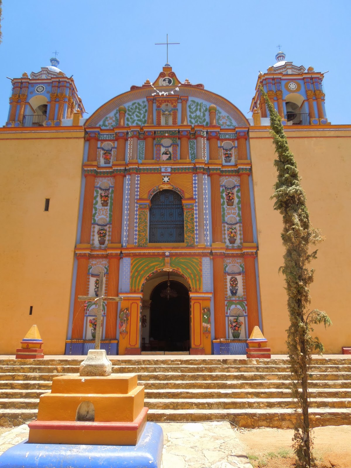 ColonialMexicoInsideandOut: Painted Churches of Oaxaca: Santa Ana Zegache