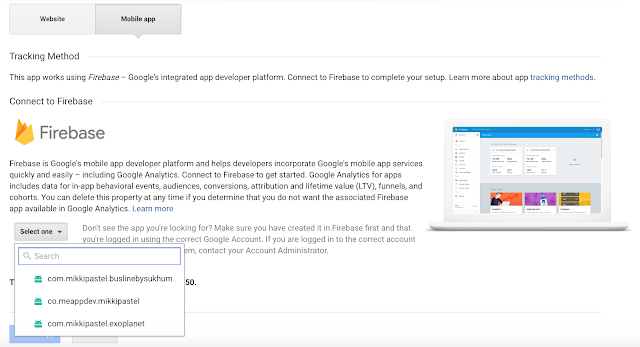 MikkiPastel Studio: เมื่อ Google Analytics for Firebase ไม่รองรับ ...