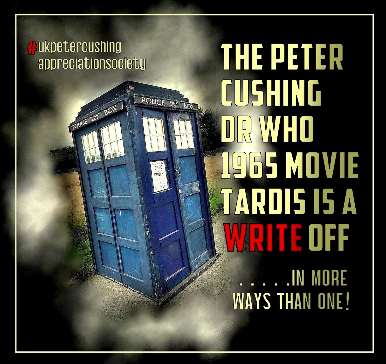 PETERCUSHINGBLOG.BLOGSPOT.COM (PCASUK): THE 1960'S DR WHO TARDIS IS A ...