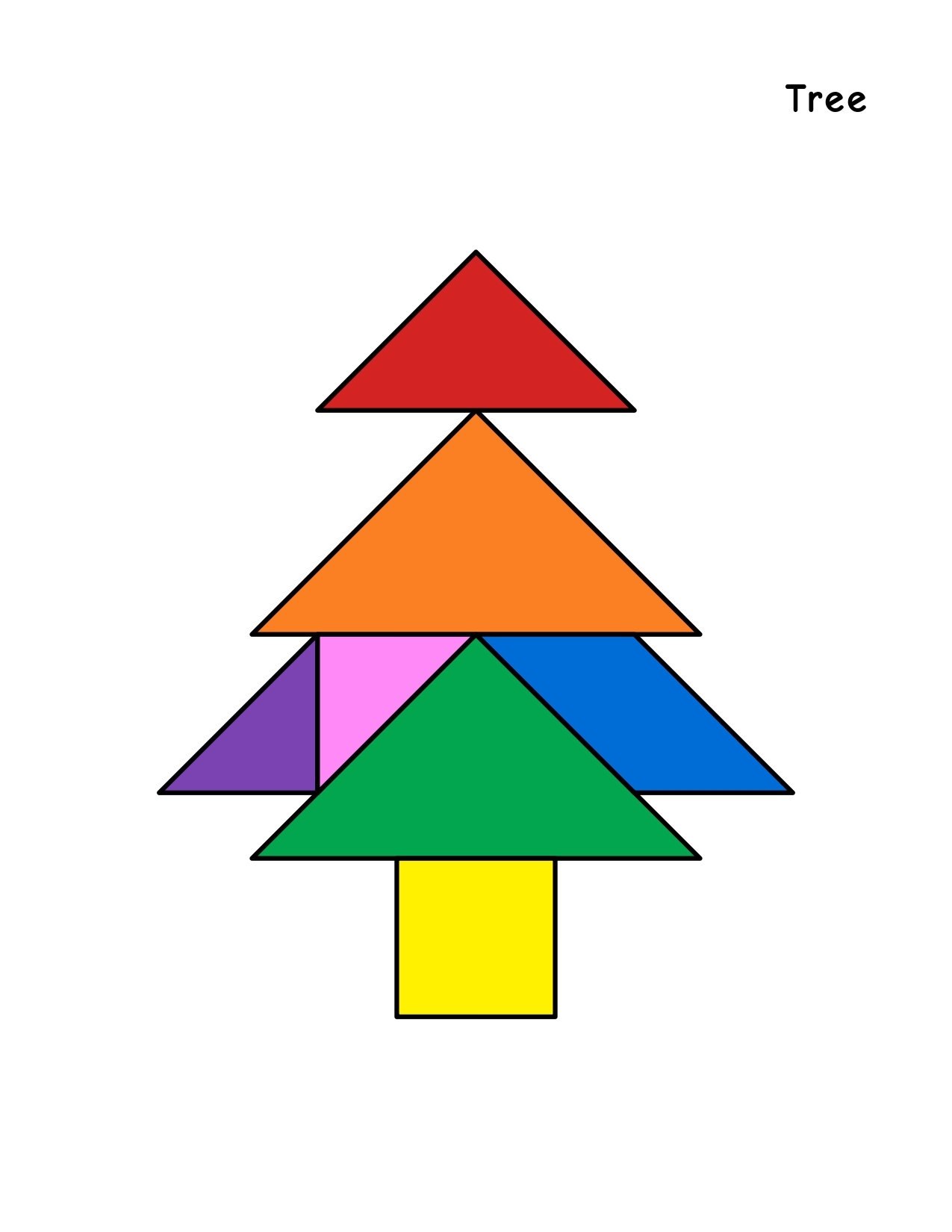 como hacer un arbol con tangram Gran venta OFF-62%