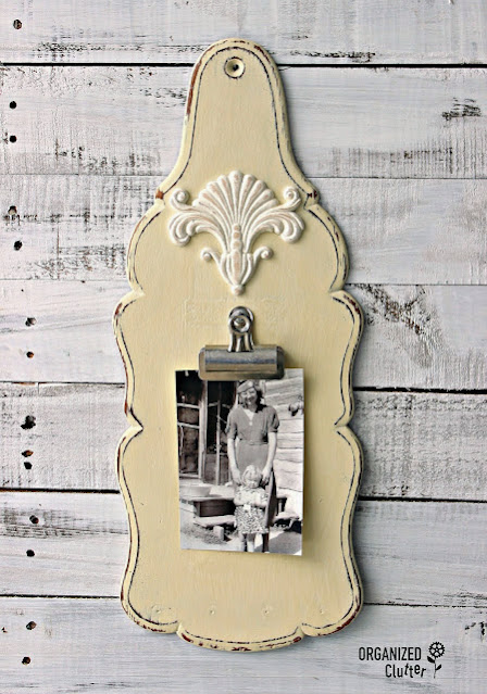 Clipboard Style Photo Display - Organized Clutter