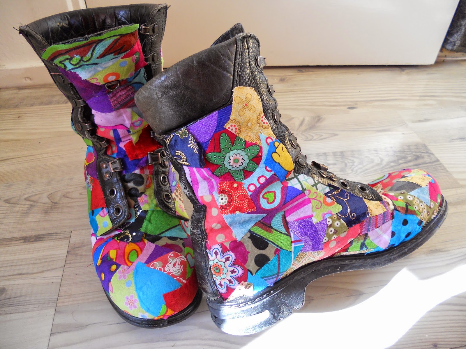 Double Dutch stories: Patchwork boots