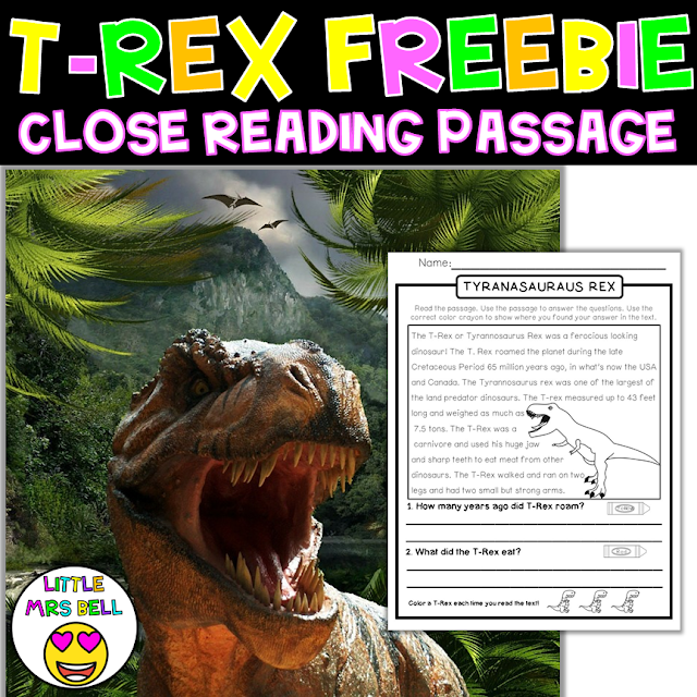 Little Mrs. Bell: Dinosaur Sub Plans and T-Rex FREEBIE