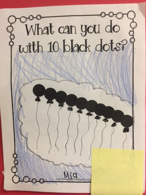 We Heart Being First!: Ten Black Dots Book Extension