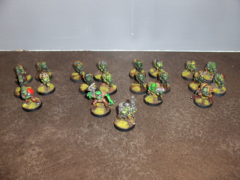 Fawcett Avenue Conscripts: Thrugg Bullneck's Space Ork Raiders