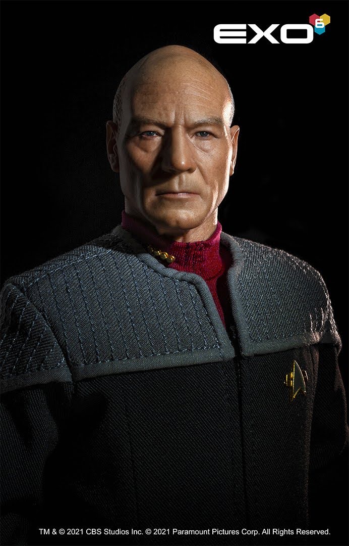 The Trek Collective: EXO-6 preview Captain Picard action figure, and ...