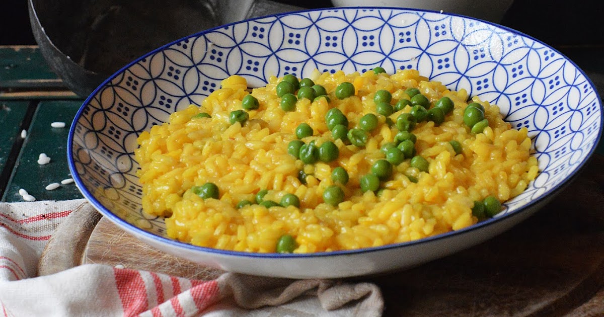 RISOTTO GIALLO AI PISELLI
