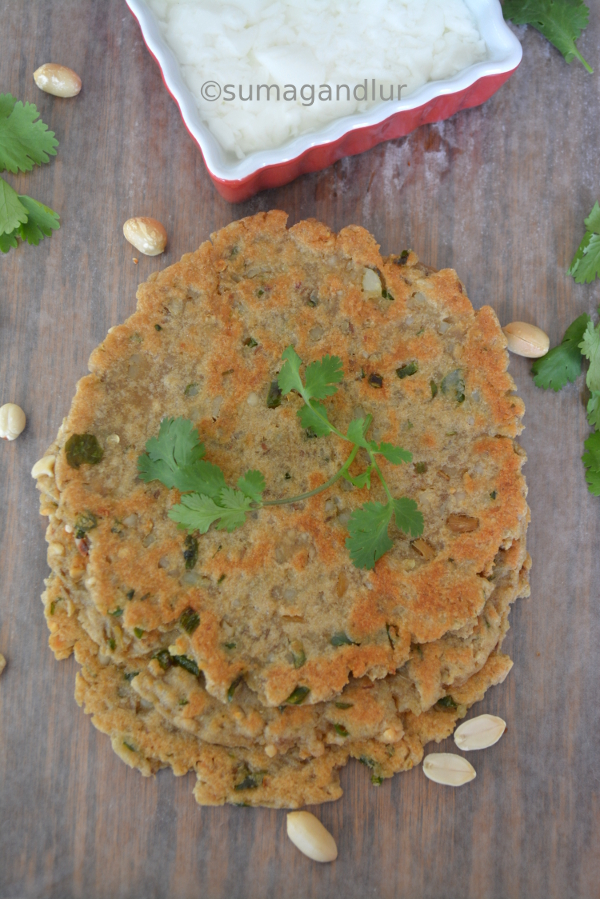 Veggie Platter: Rajgira Thalipeeth / Upvaas Thalipeeth / Amaranth Flour ...