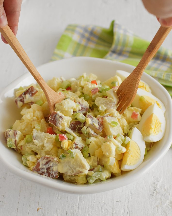 Ensalada de papas estilo americano | Bizcochos y Sancochos