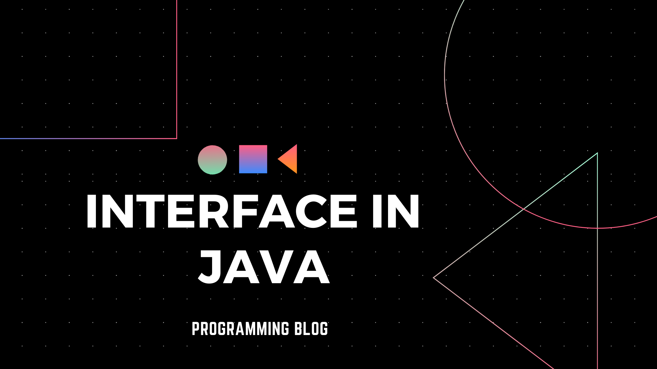 Interface In Java With Examples