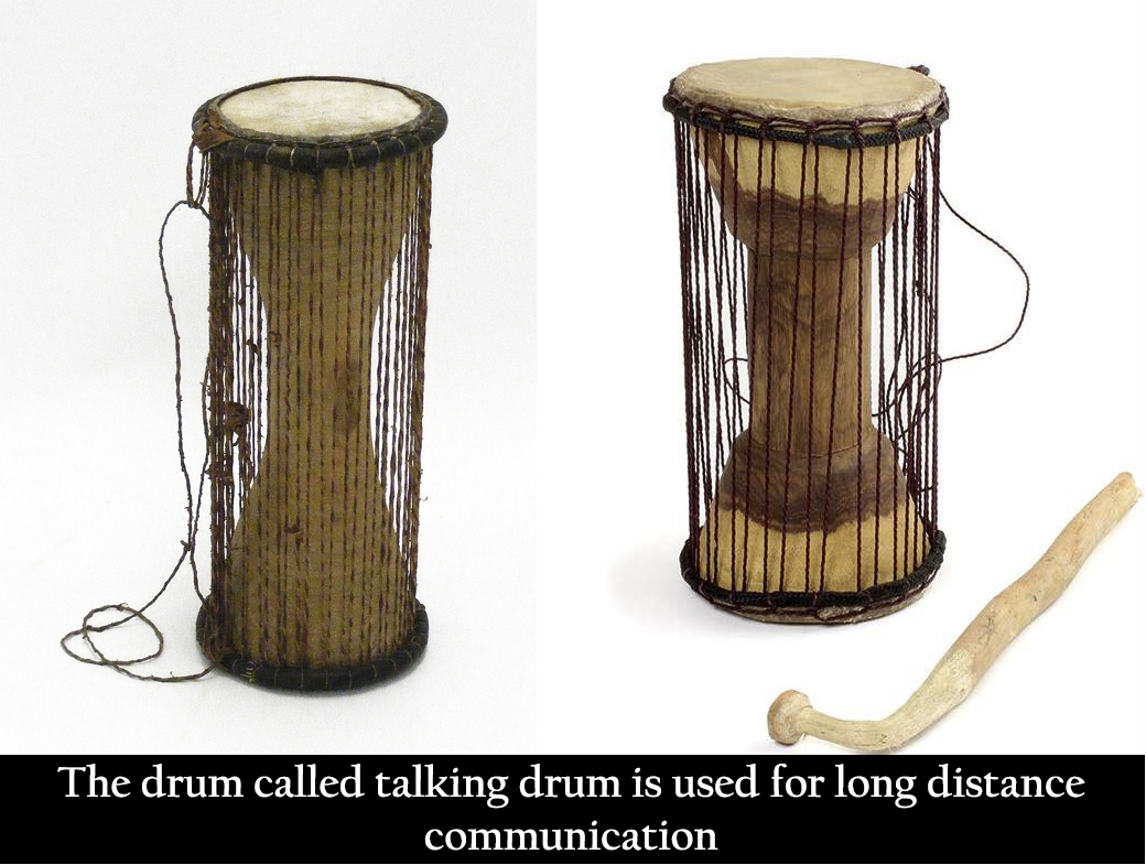 Why are talking drums important in West Africa?