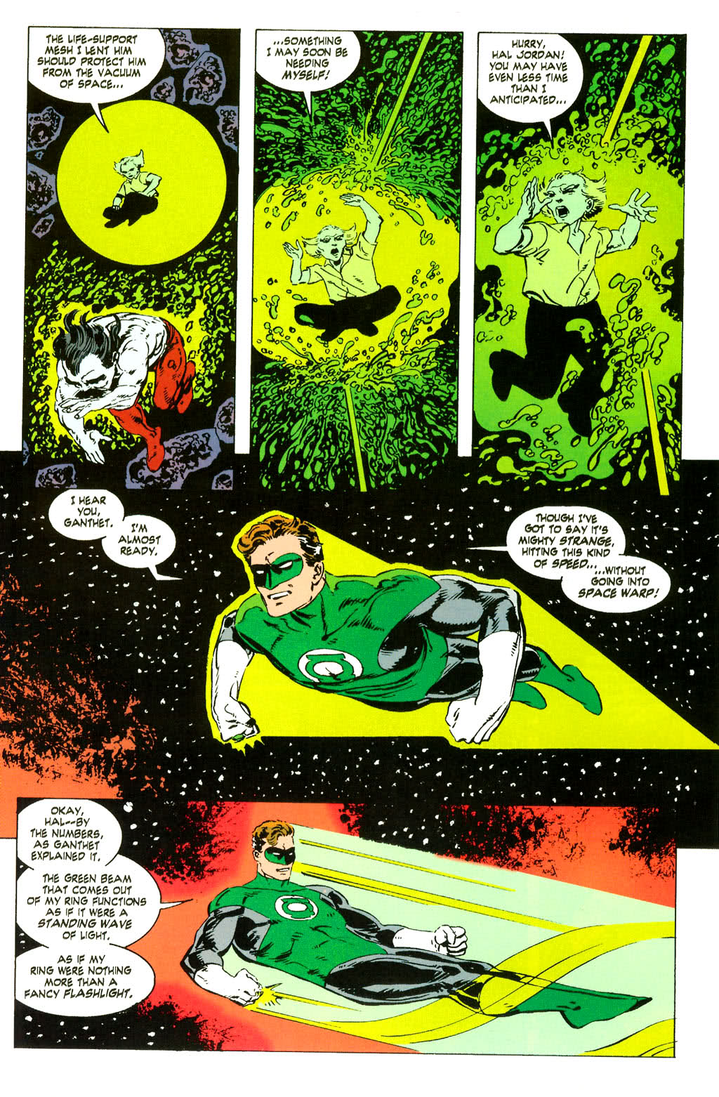 COMIC BOOK FAN AND LOVER: GREEN LANTERN: LA HISTORIA DE GANTHET - DC COMICS