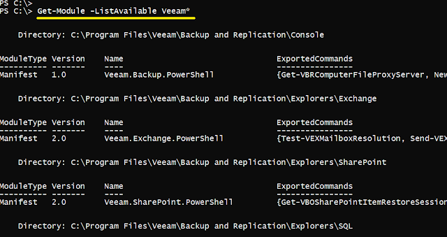 Veeam Backup: Módulo PowerShell | SYSADMIT