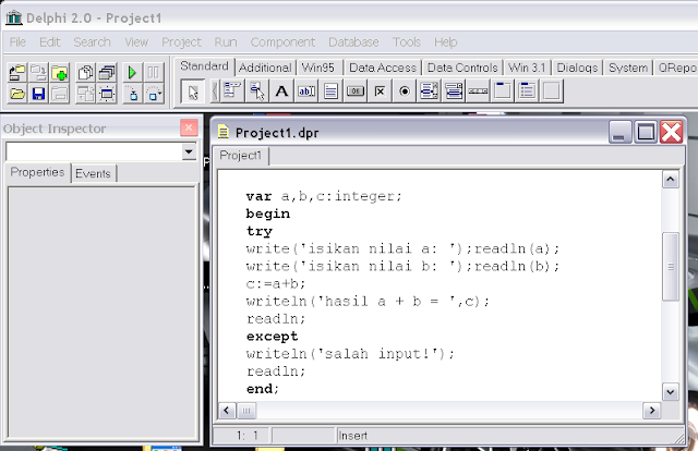 Inilah Cara Penggunaan Instruksi Try .. Except Sebagai Perangkap Kesalahan Pada Pemrograman ...