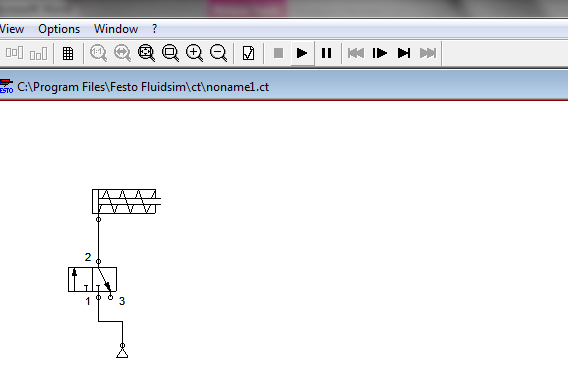 BELAJAR MENGGUNAKAN FESTO FLUIDSIM