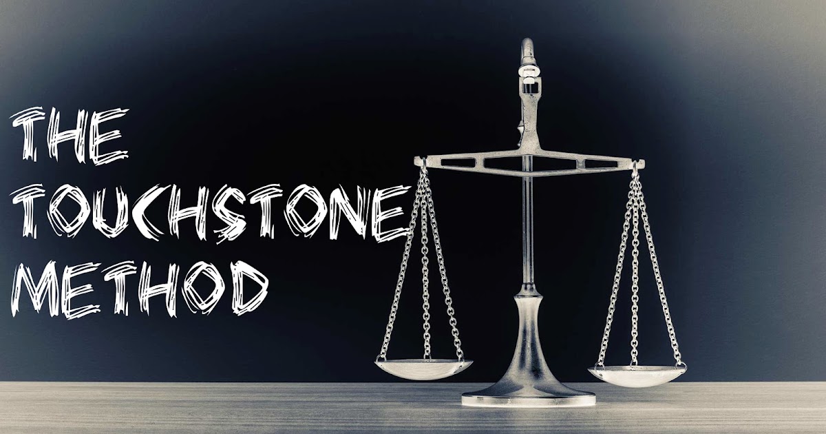 Tamsa's Blog: The touch stone method by Arnold