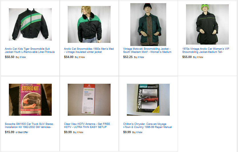 Auction Items & Collectibles: Vintage and Classic Snowmobile Clothing ...