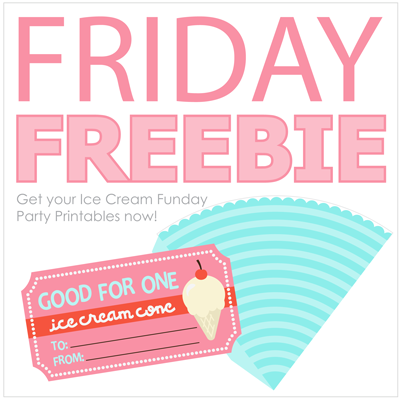 LD Solutions: Friday Freebie: Ice Cream Funday Party Printables