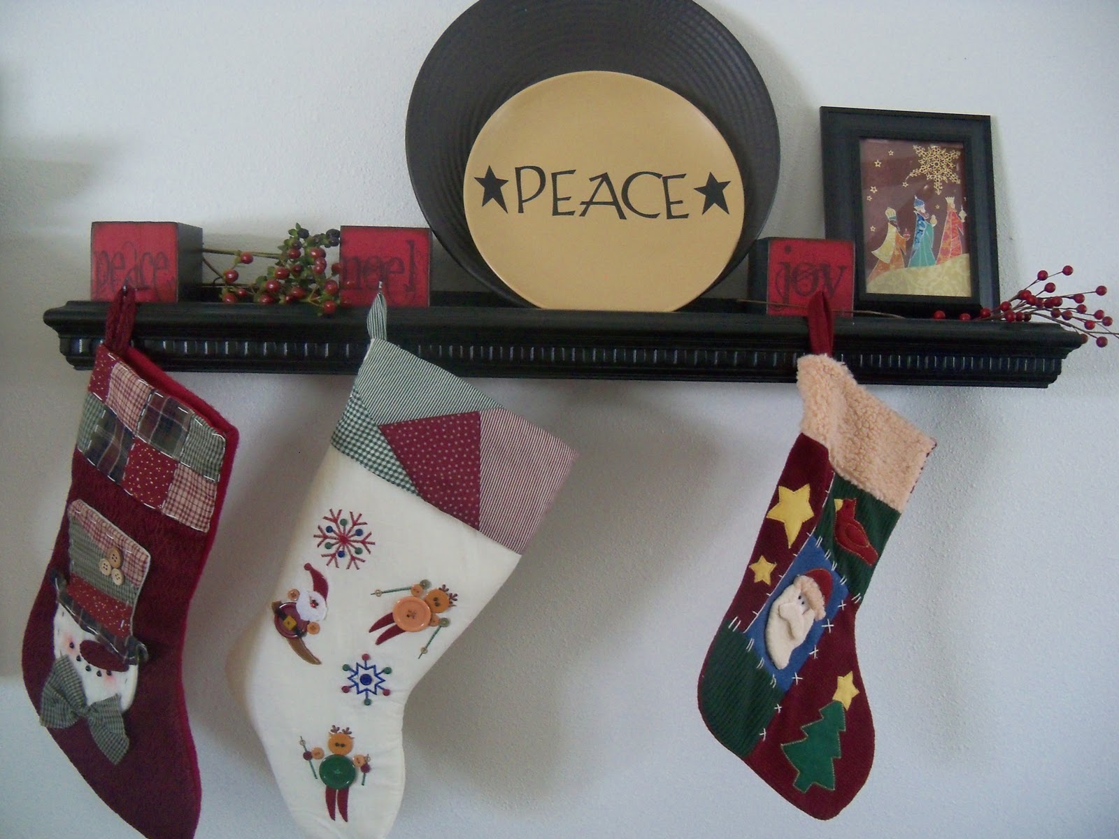 My Taylor Made: Re-purposed Block Stocking Hangers