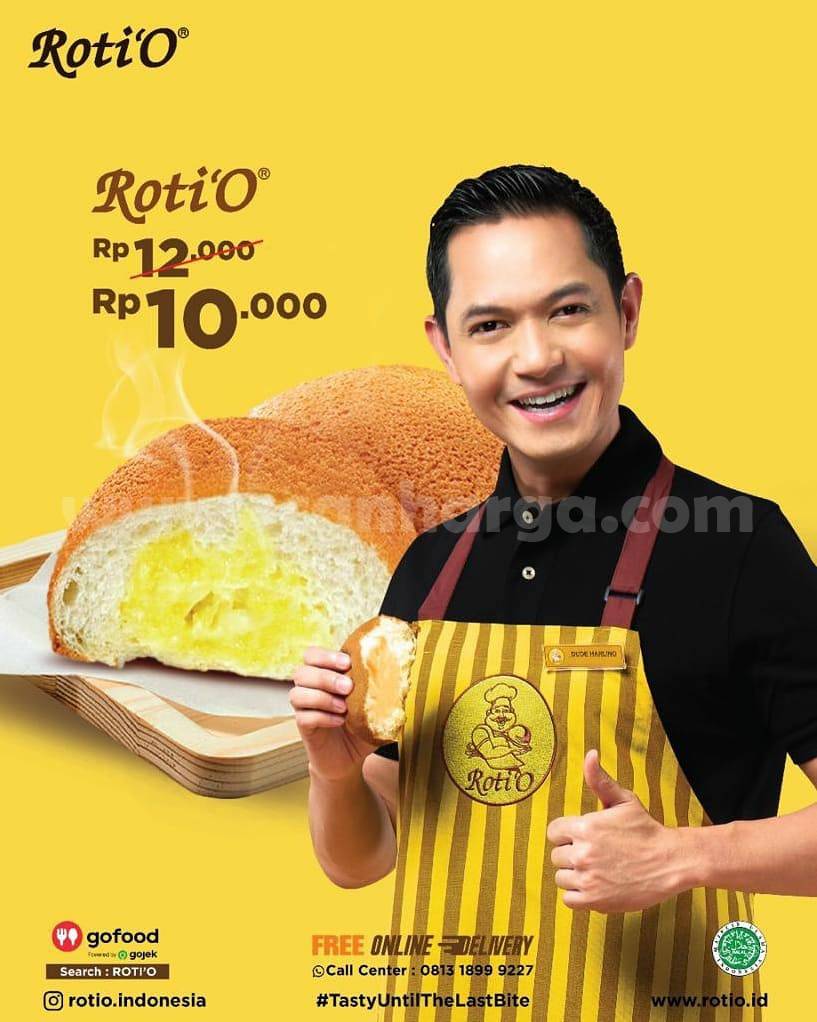 Promo ROTI’O Harga Spesial Kopi’O Rp 25K, Pastry & Roti O cuma Rp 10. ...
